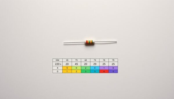 220 resistor color code